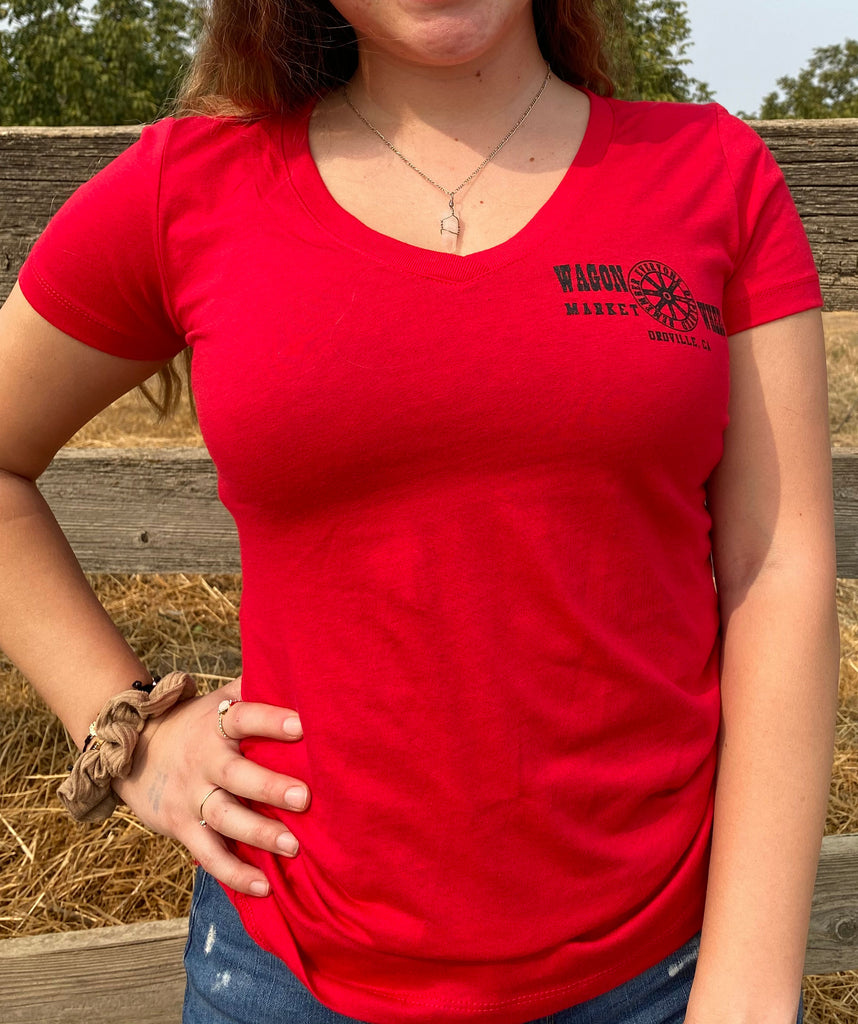 Women's red shirt friday